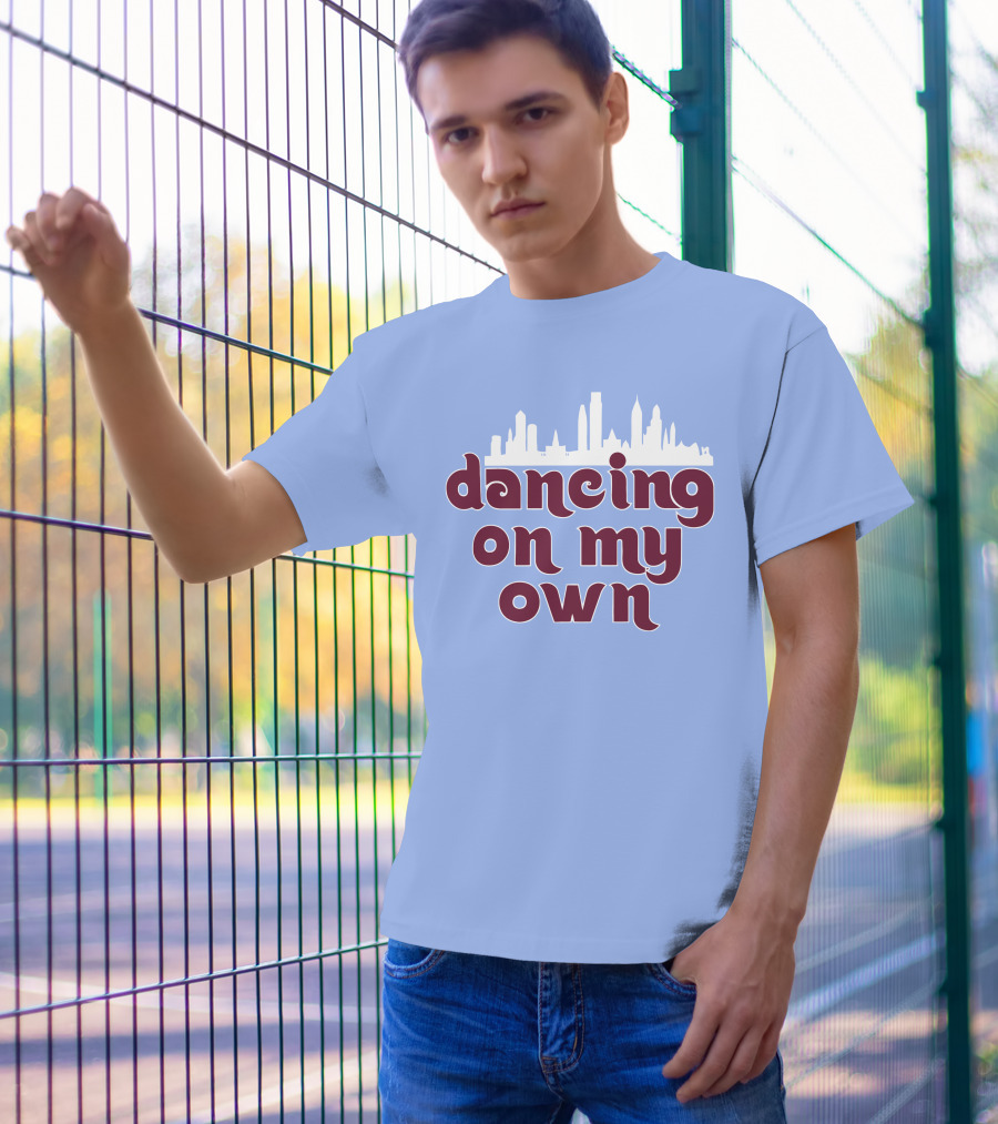 Phillies Dancing On My Own City Skyline T-Shirt