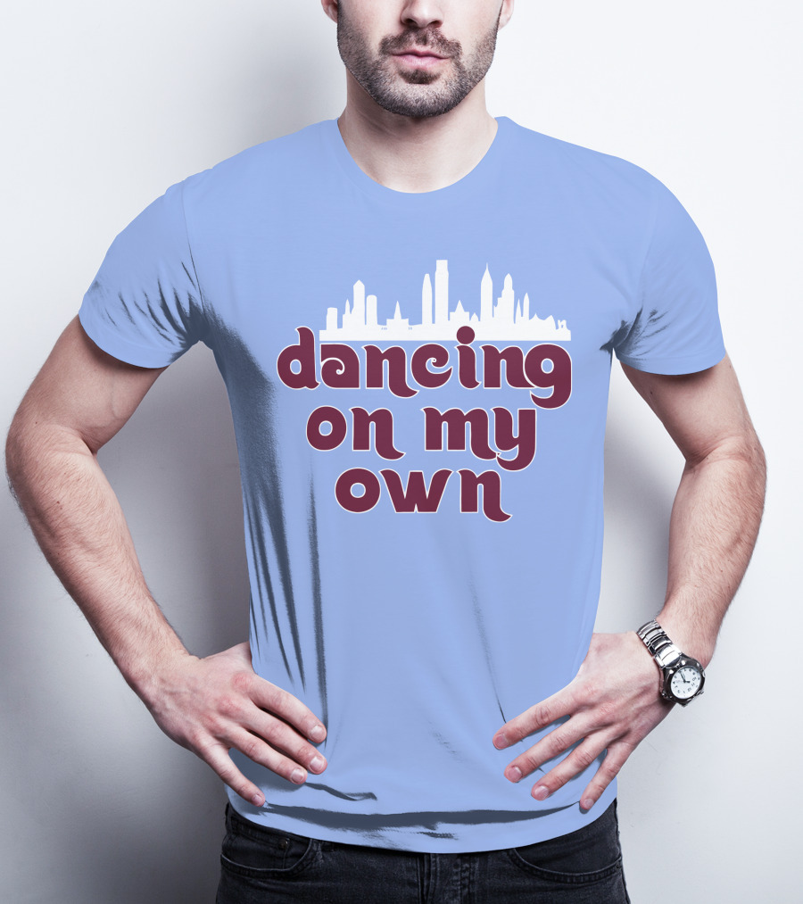 Phillies Dancing On My Own City Skyline T-Shirt