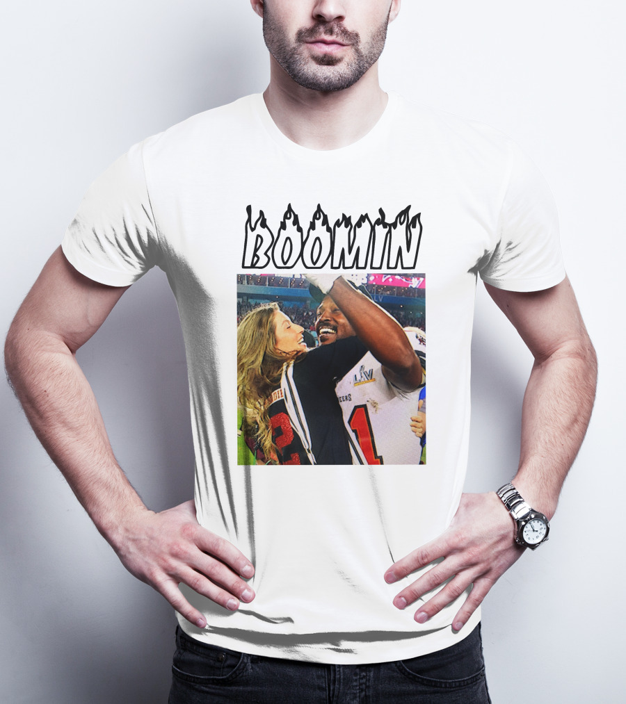 Boomin Antonio Brown Gisele NFL T-Shirt