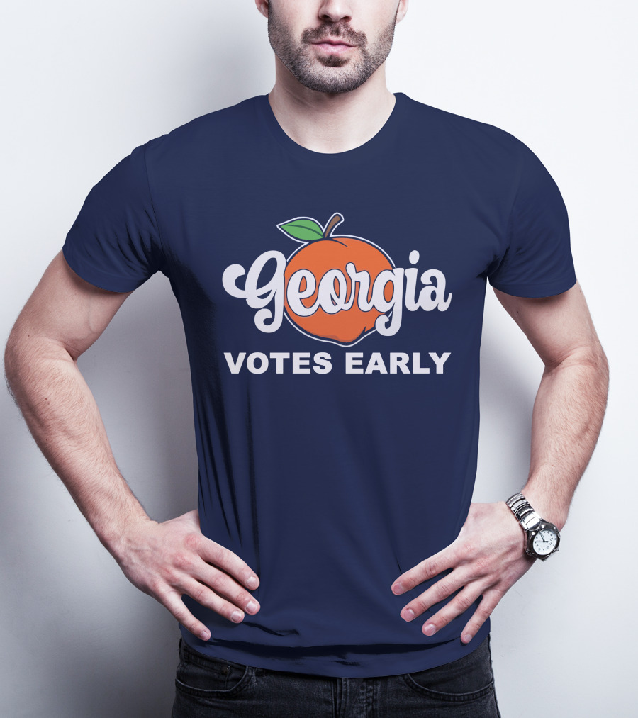 Georgia Votes Early Peach T-Shirt