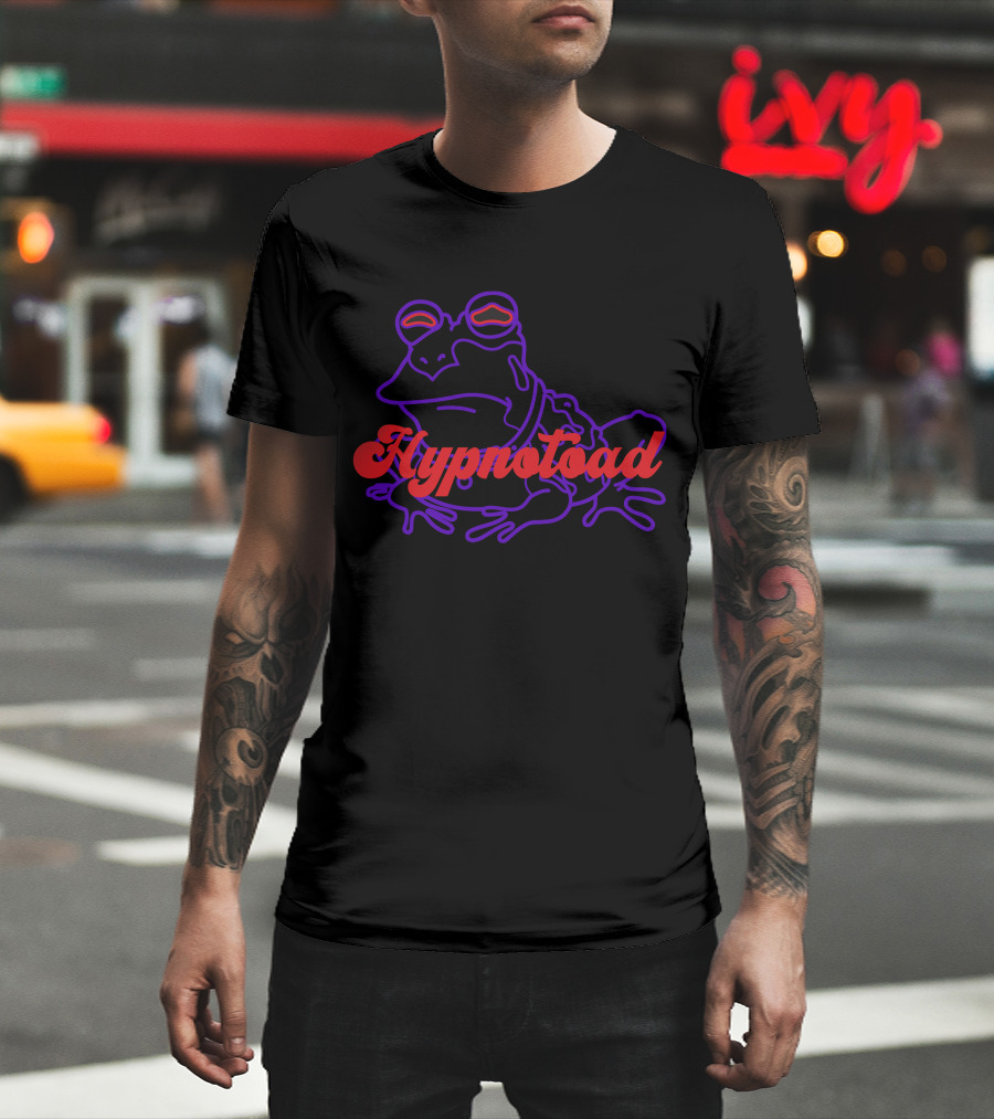 Frogs Hypnotoad Sonny Dykes Neon T-Shirt