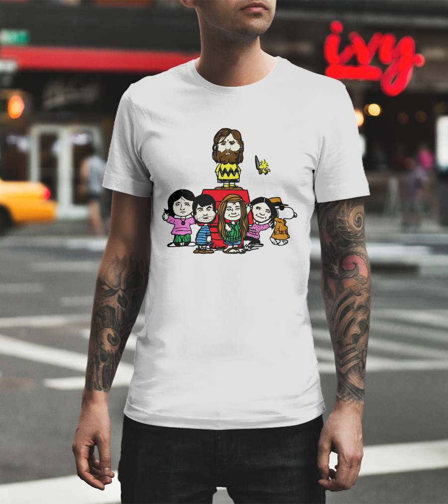 Charlie Manson And Spooky Peanuts T-Shirt