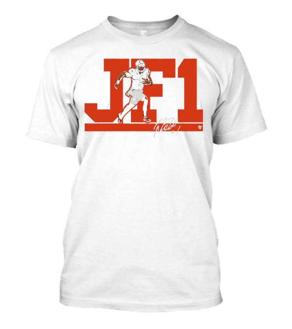 JF1 Justin Fields Football Signature T-Shirt