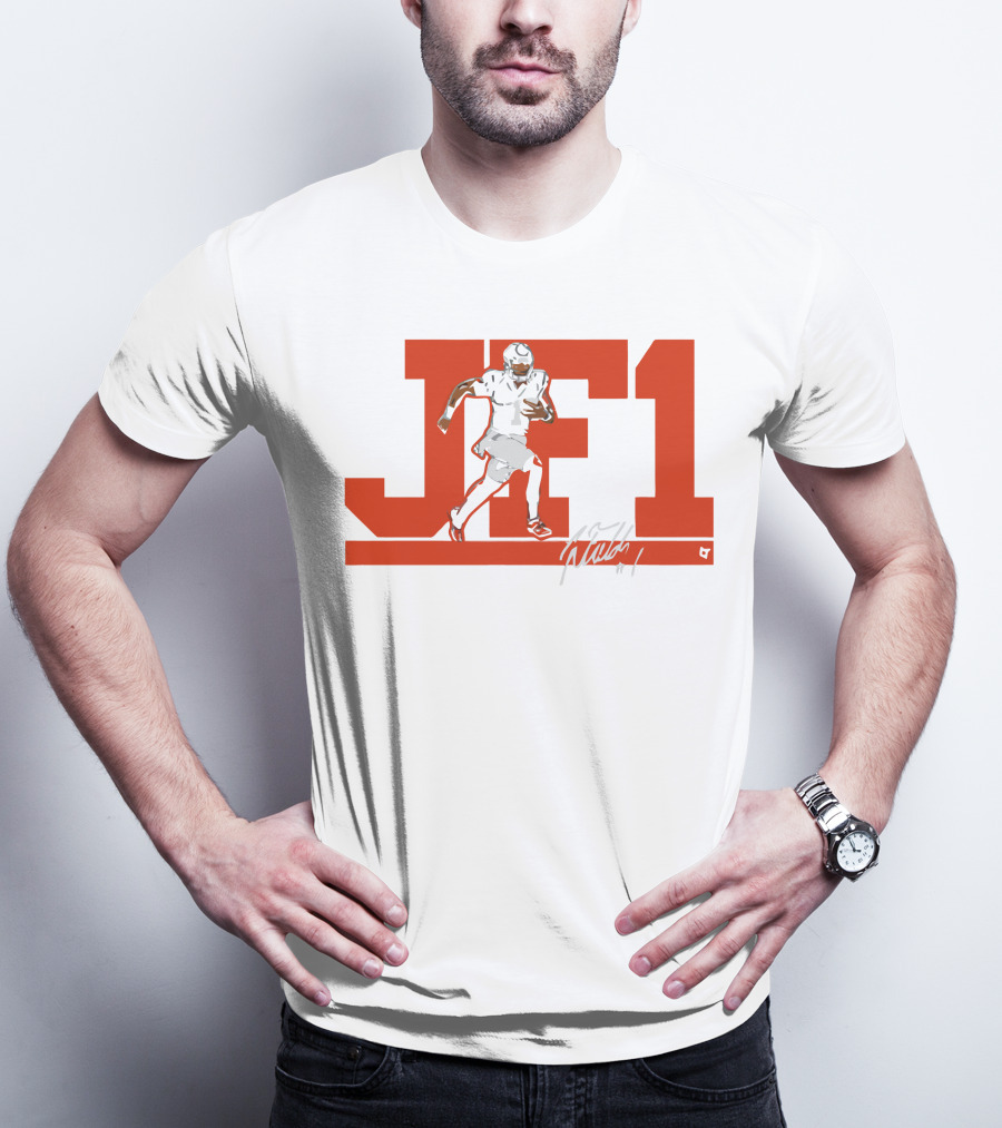 JF1 Justin Fields Football Signature T-Shirt