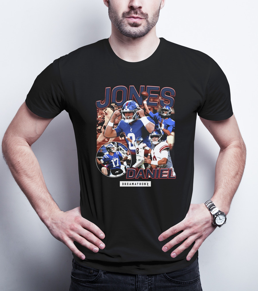 Daniel Jones Dreamathon Football Highlights T-Shirt