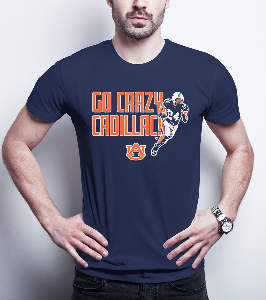 Auburn Football Go Crazy Cadillac Running Back 24 T-Shirt