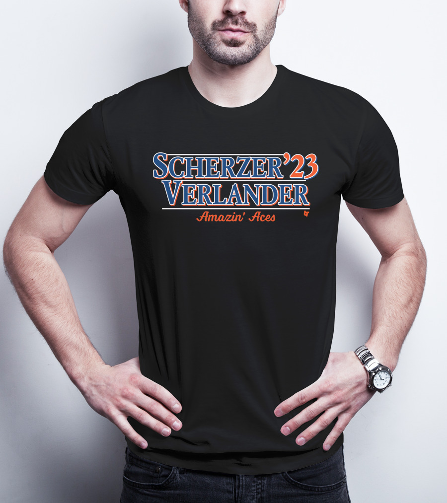Scherzer Verlander 23 Amazin' Aces T-Shirt