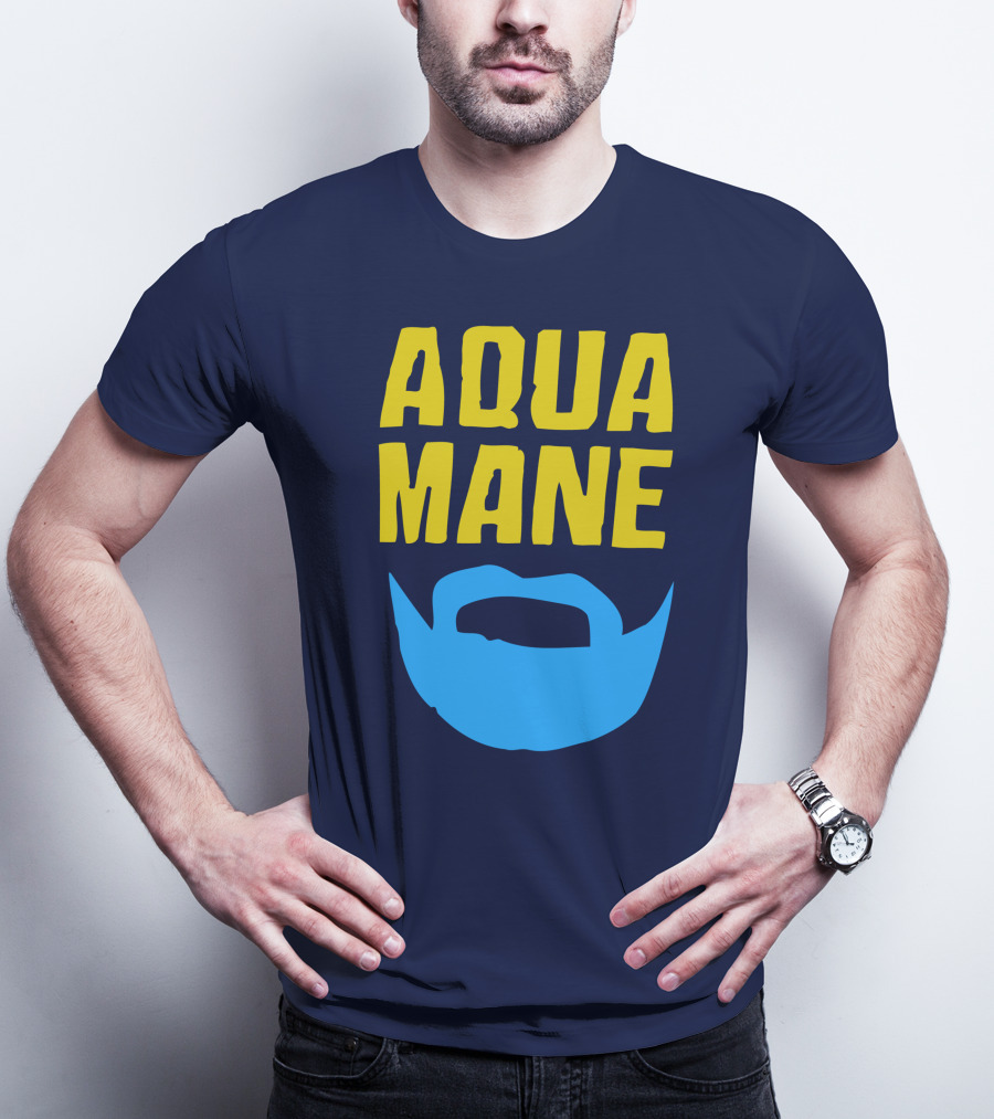 Aqua Mane Steven Adams Beard T-Shirt