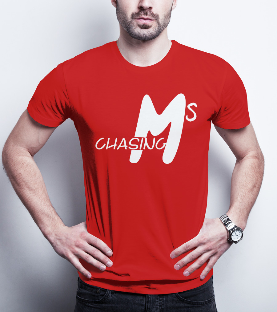 Chasing Ms Retro Style Bold Red T-Shirt