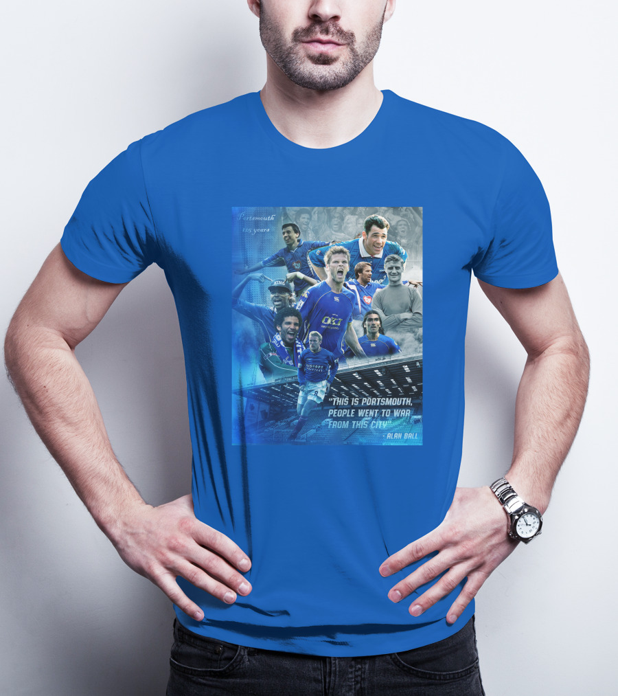 Portsmouth 125 Years This Is Portsmouth, People Went To War From This City Alan Ball T-Shirt