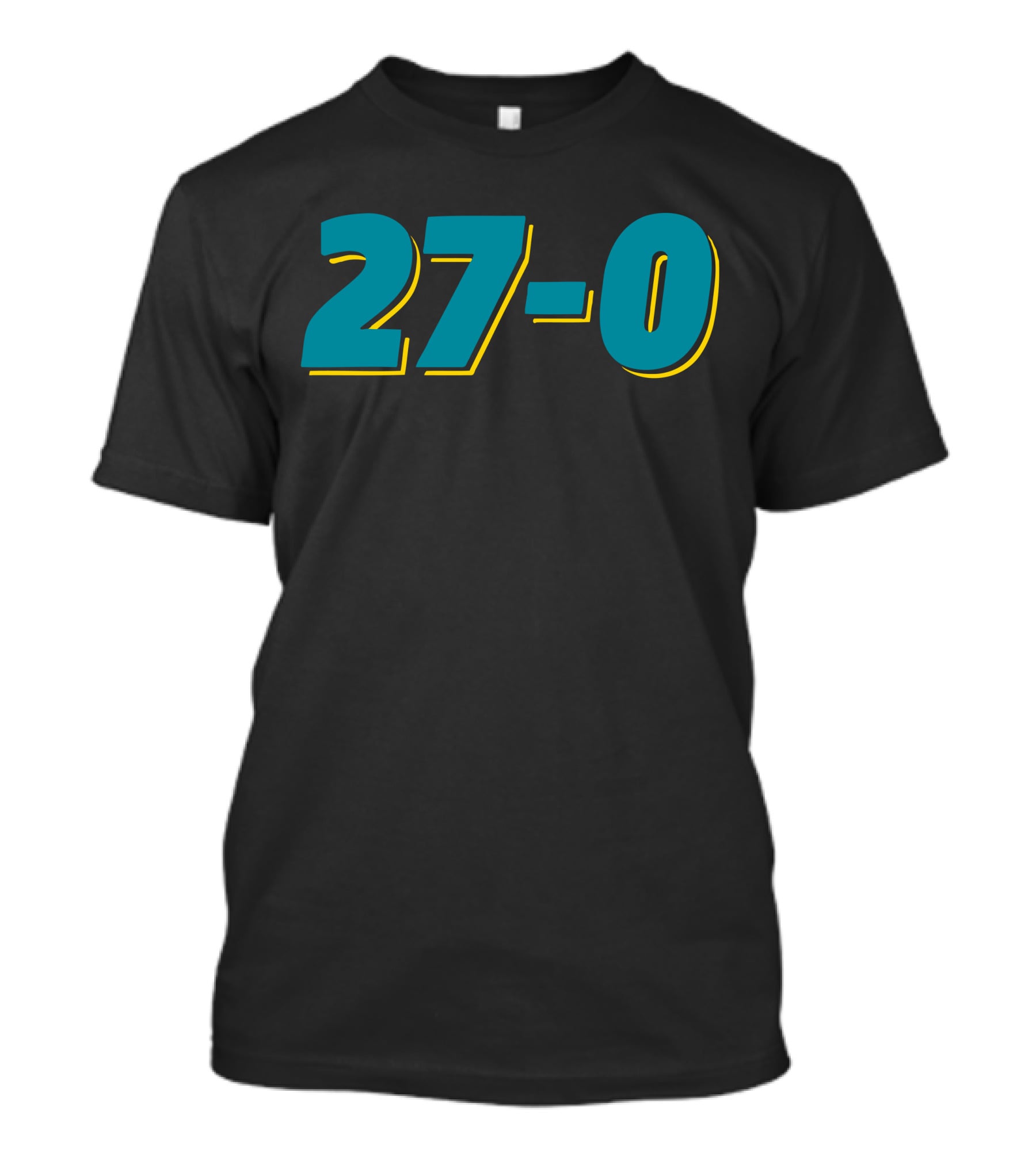 Jacksonville 27-0 Victory Score T-Shirt