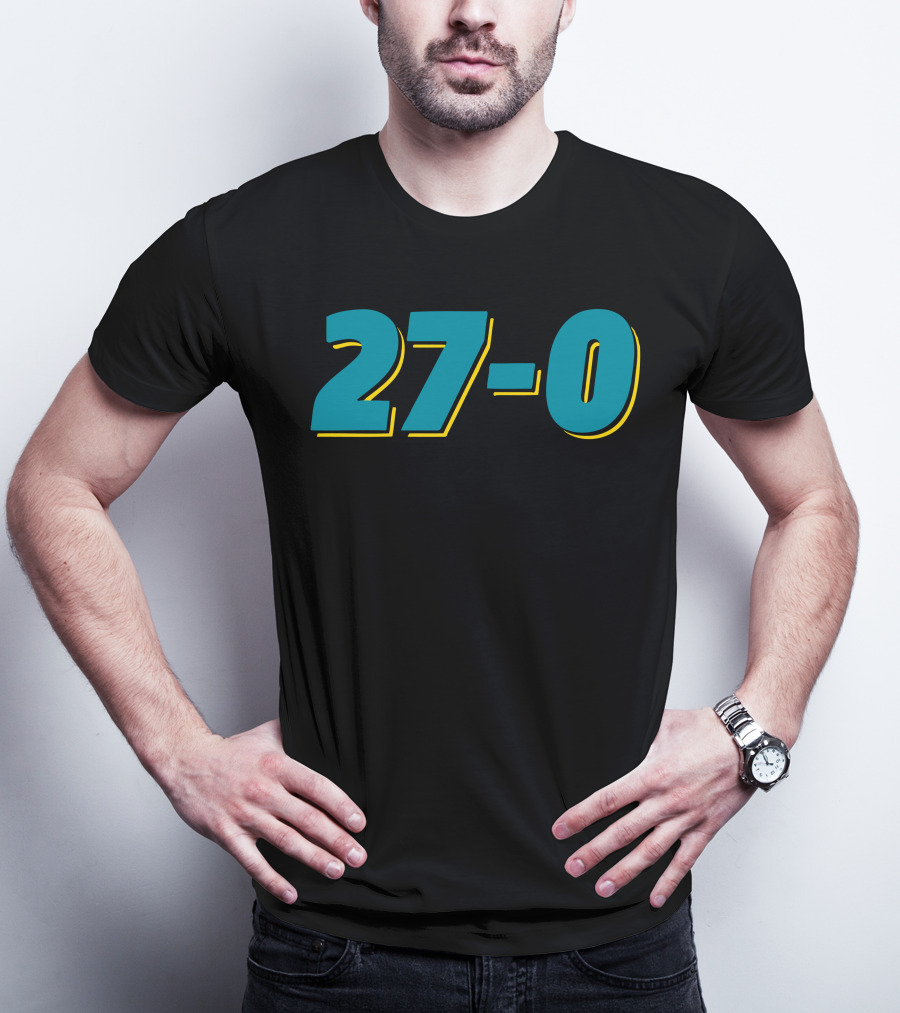 Jacksonville 27-0 Victory Score T-Shirt
