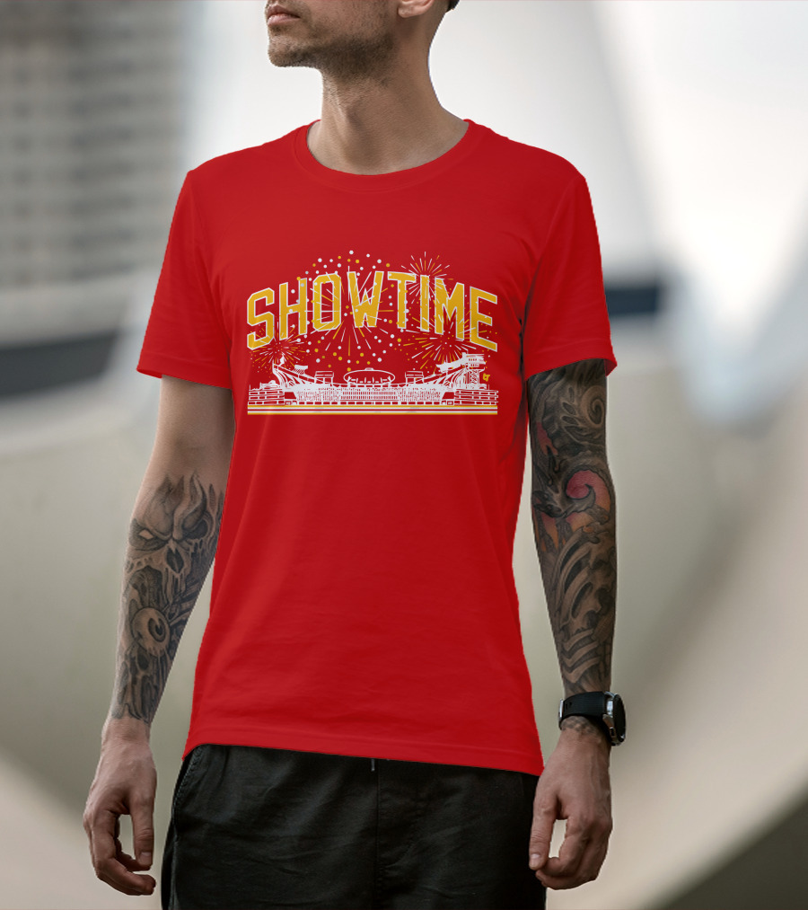 Kansas City Showtime Football Fireworks T-Shirt