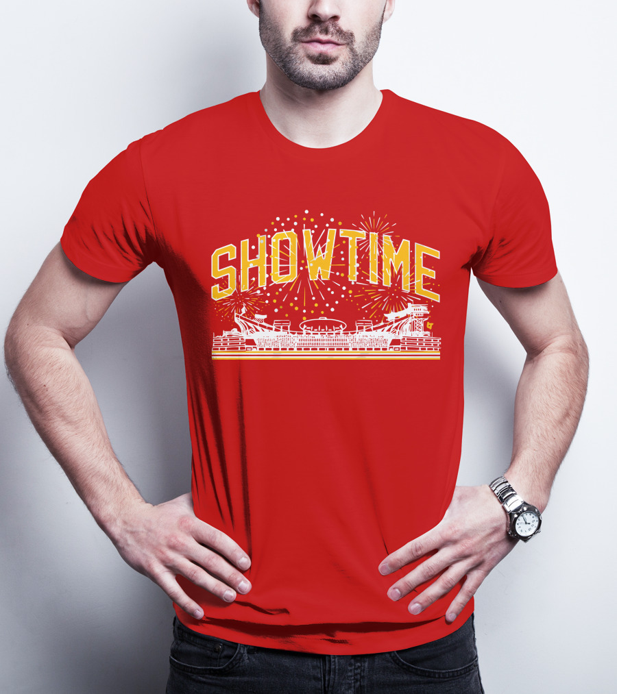 Kansas City Showtime Football Fireworks T-Shirt