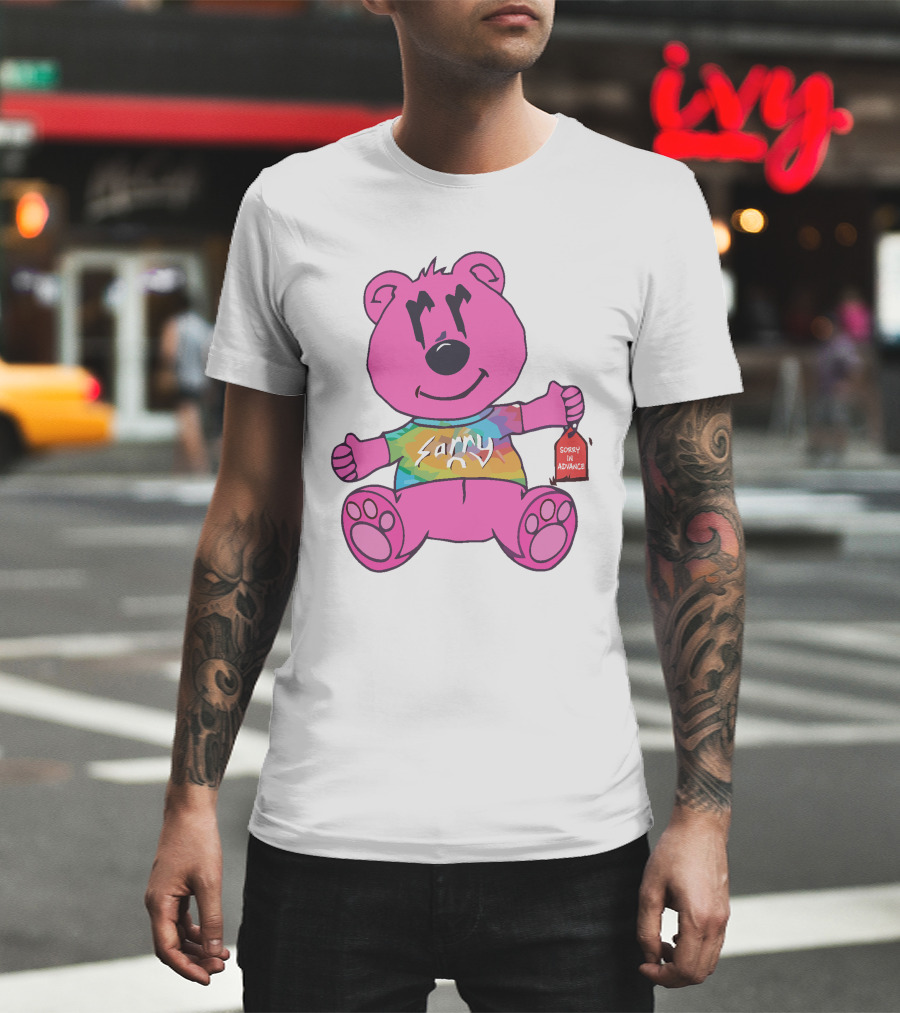 Sorry In Advance Rainbow Bear T-Shirt
