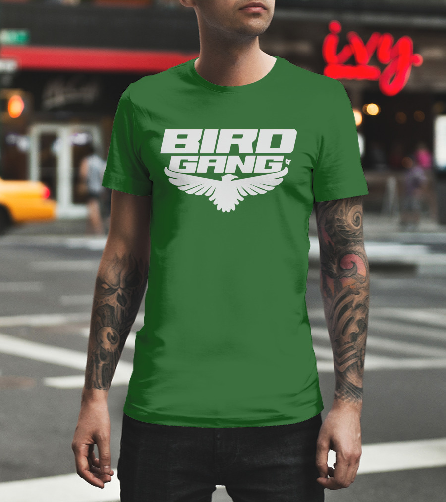 Bird Gang Eagles Wing Emblem T-Shirt