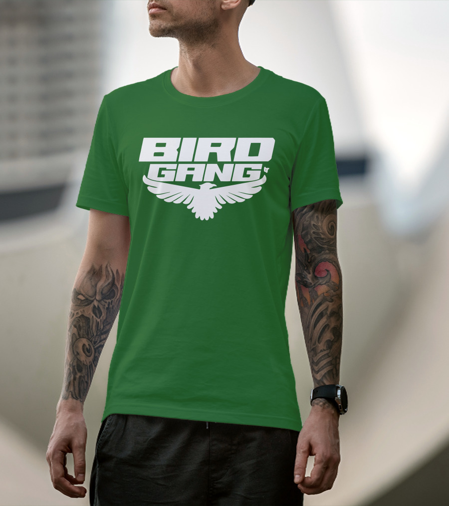 Bird Gang Eagles Wing Emblem T-Shirt