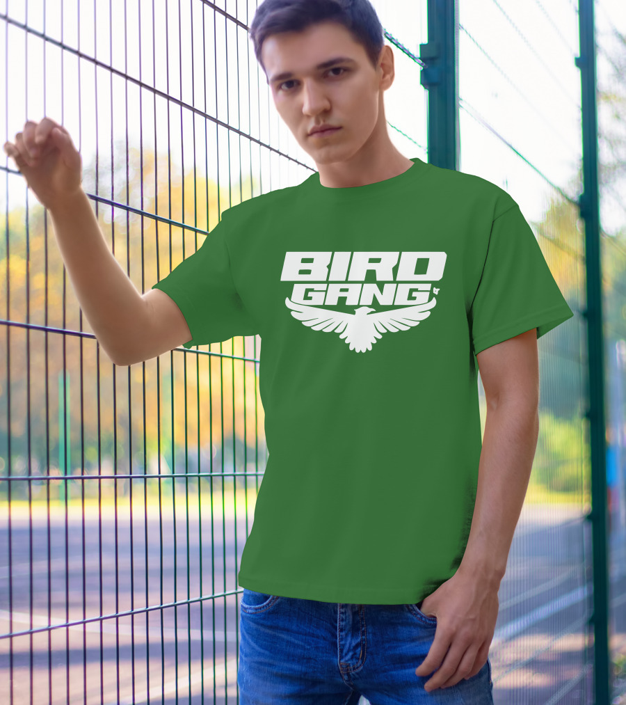 Bird Gang Eagles Wing Emblem T-Shirt