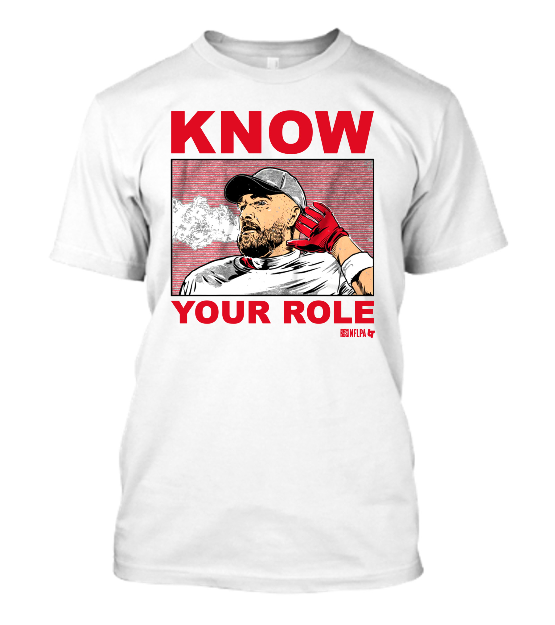Know Your Role Travis Kelce NFLPA Football Player T-Shirt