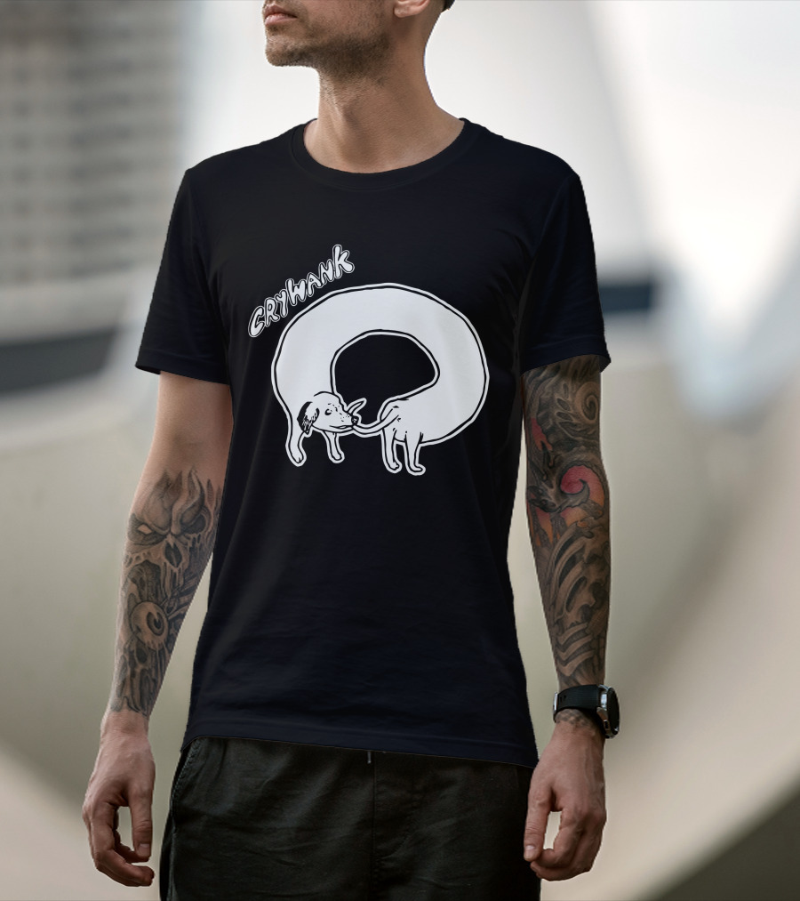 Crywank Endless Dog Loop T-Shirt