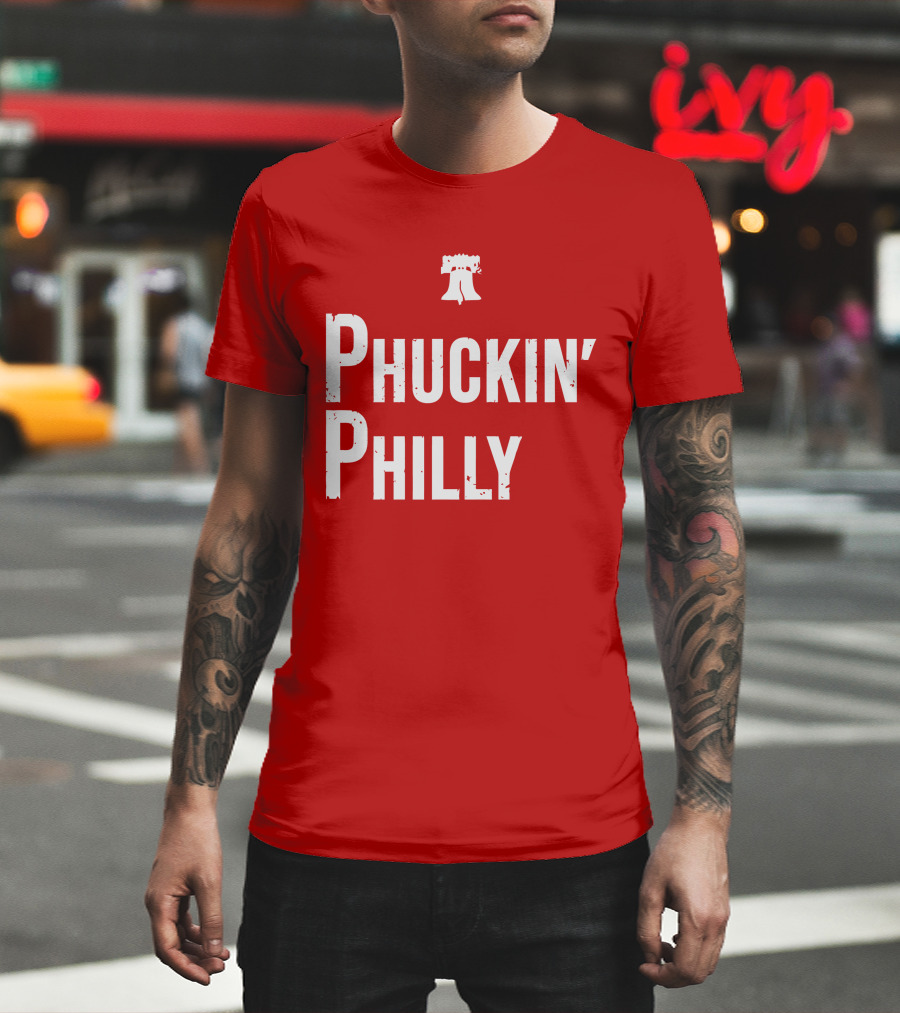 Phuckin Philly Liberty Bell Red T-Shirt