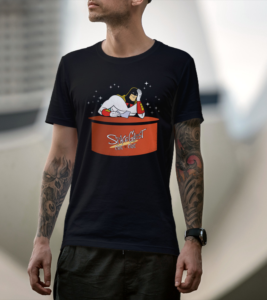 Space Ghost Coast To Coast Spacer Stars Desk T-Shirt