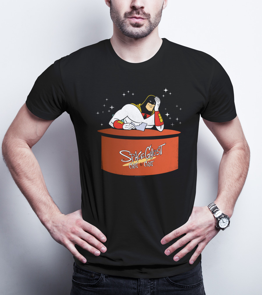 Space Ghost Coast To Coast Spacer Stars Desk T-Shirt