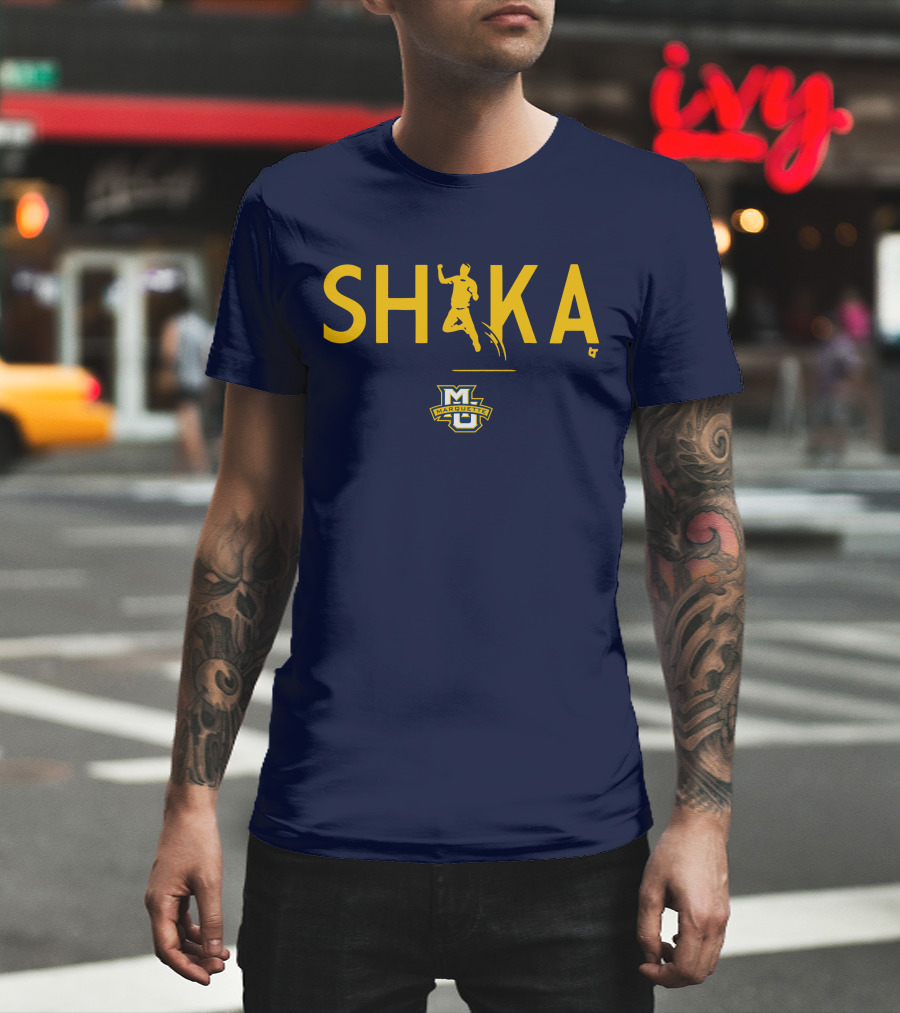 Marquette Basketball Shaka MU T-Shirt