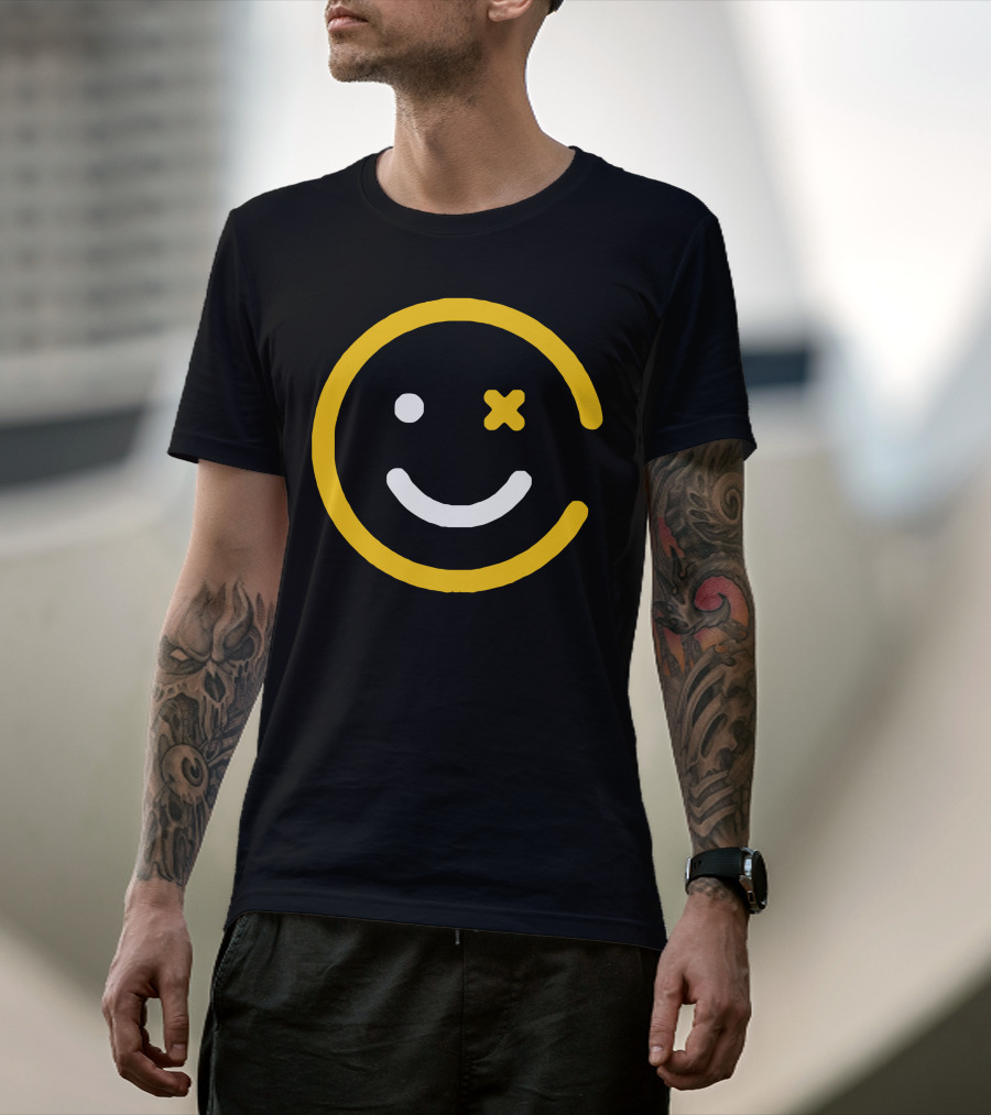 Happy Punch Winking Face Emoji T-Shirt