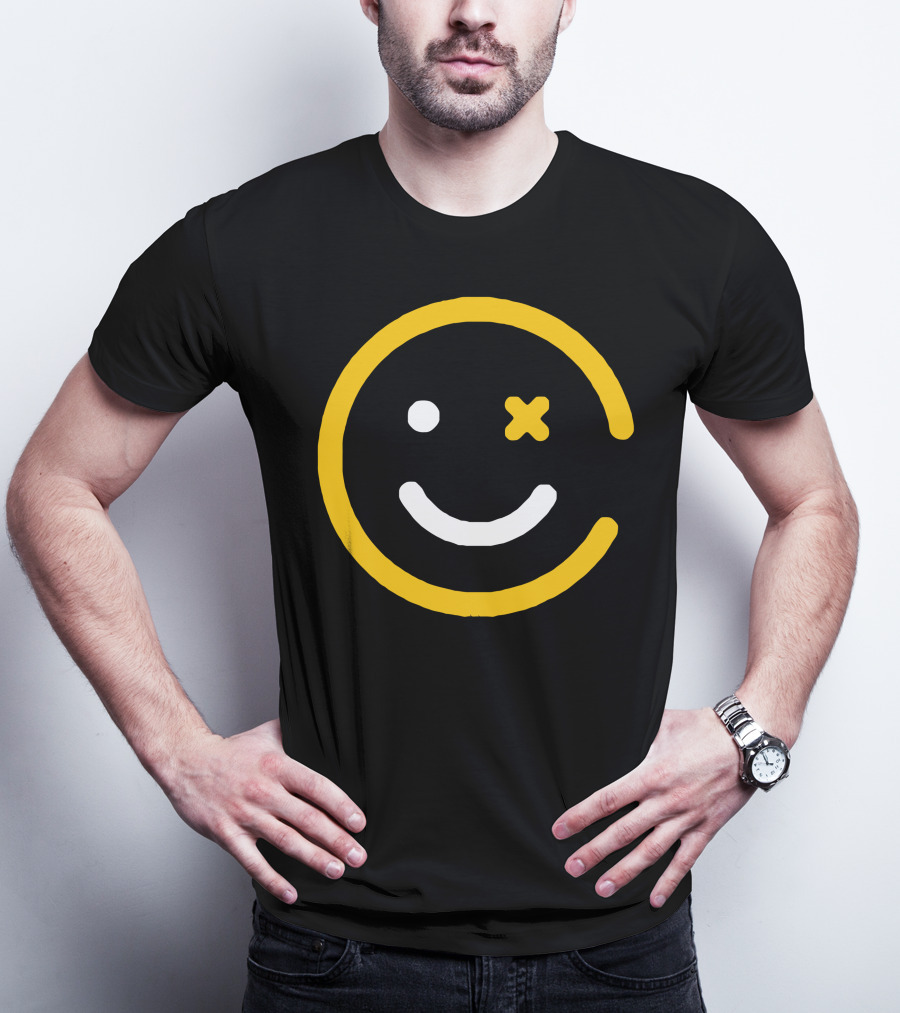 Happy Punch Winking Face Emoji T-Shirt