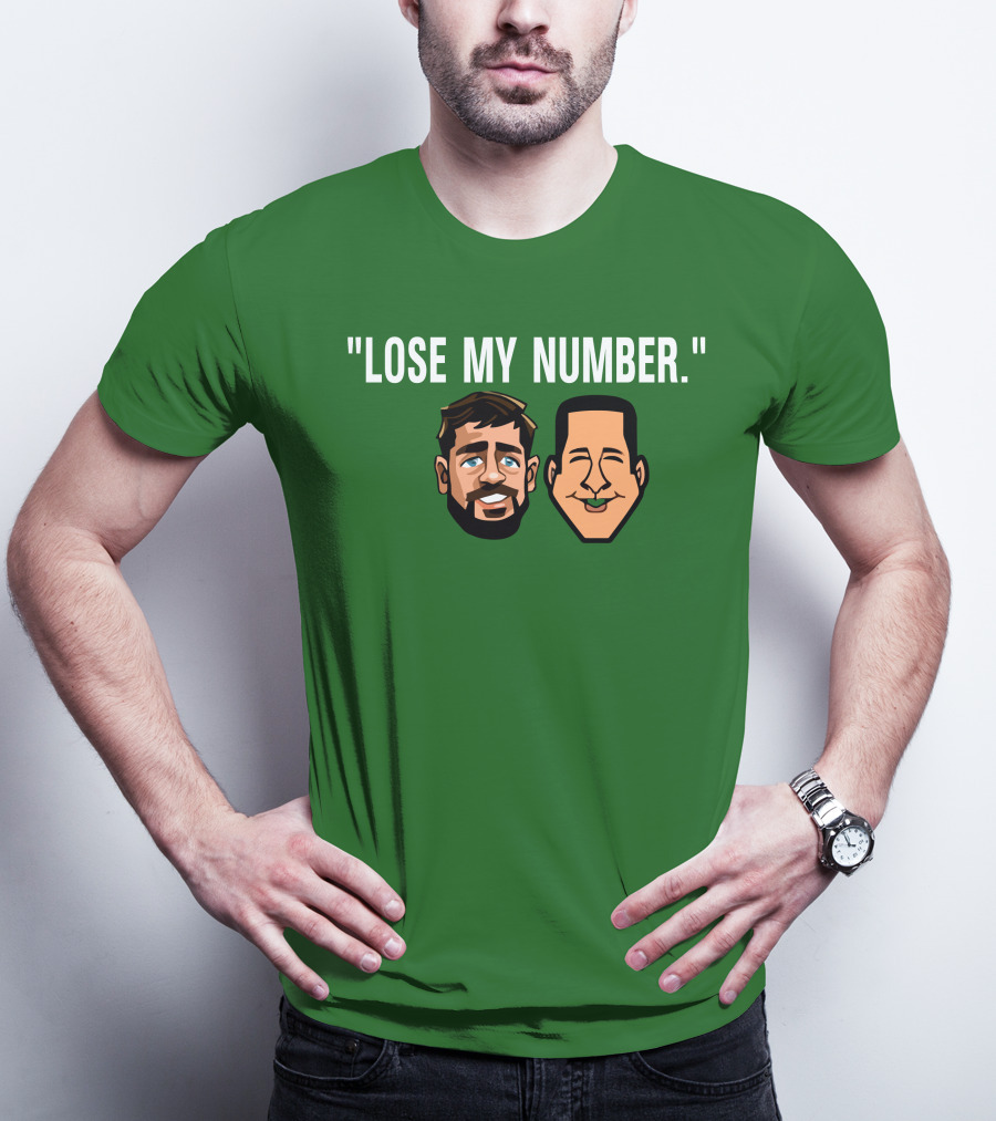 Lose My Number Aaron Rodgers Adam Schefter T-Shirt