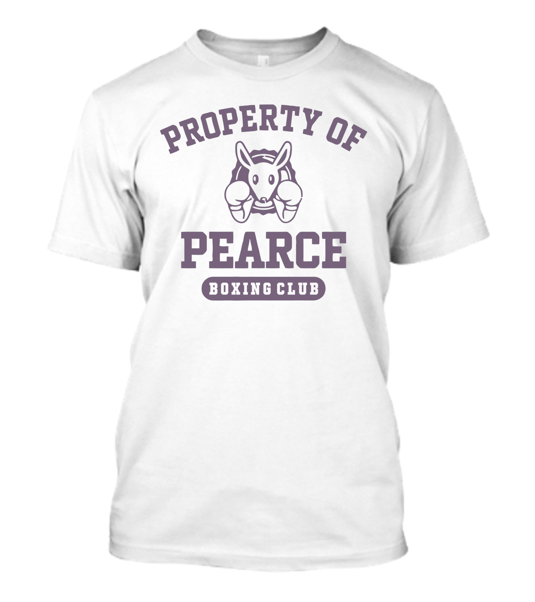 Property Of Pearce Boxing Club Kangaroo Gloves T-Shirt