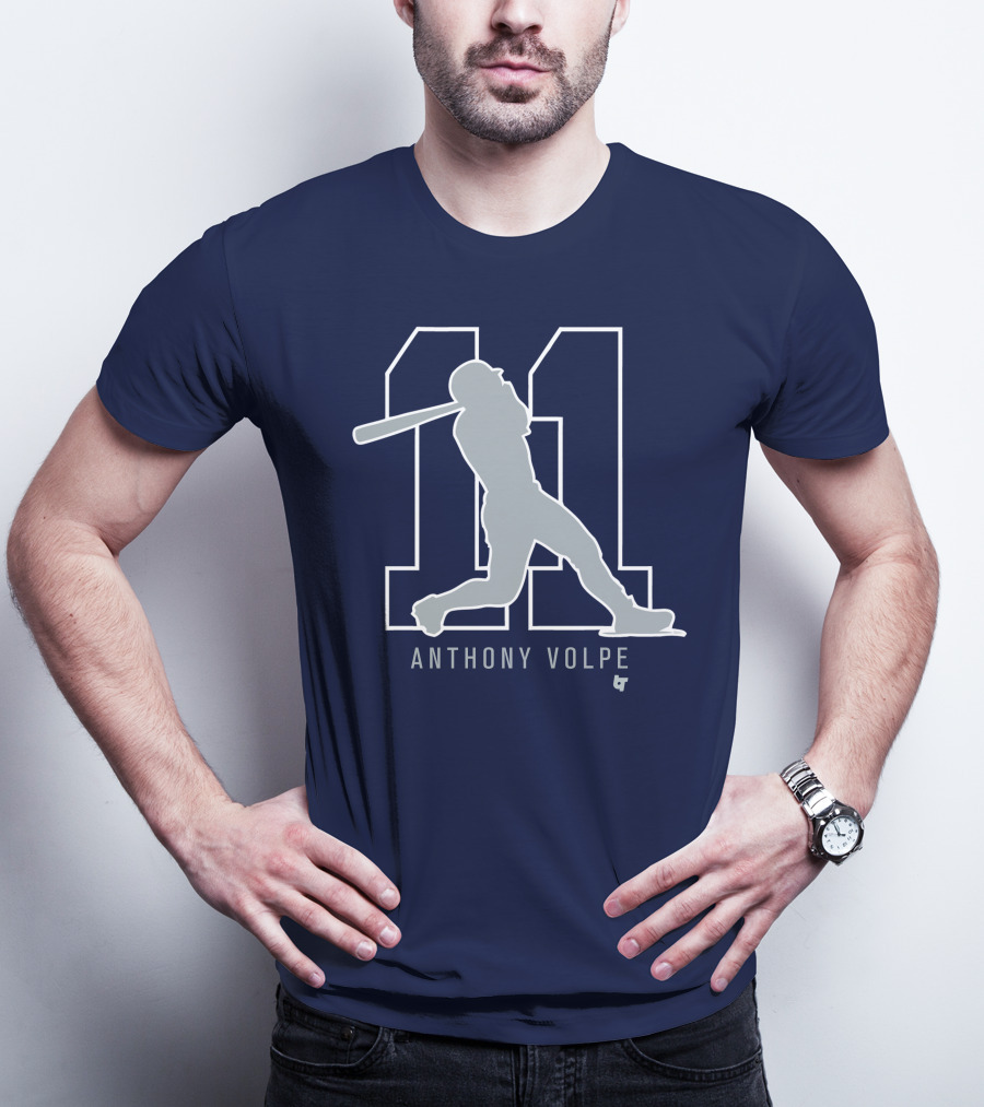 Anthony Volpe 11 New York Baseball T-Shirt