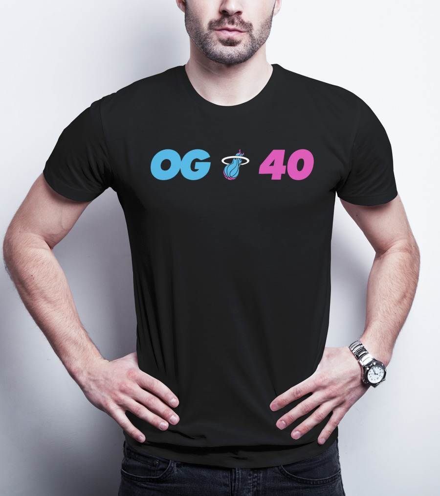 OG Miami Heat 40 T-Shirt