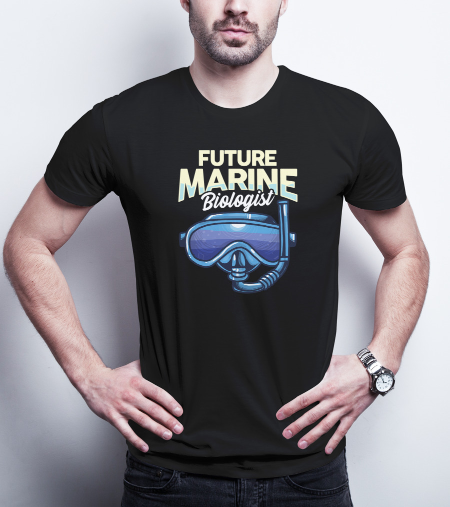 Future Marine Biologist Diver Snorkel Mask T-Shirt