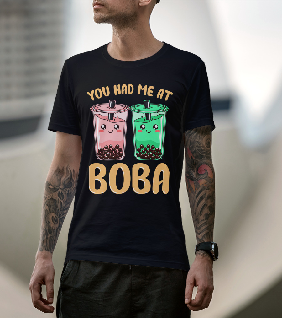 You Had Me At Kawaii Bubble Tea Boba T-Shirt