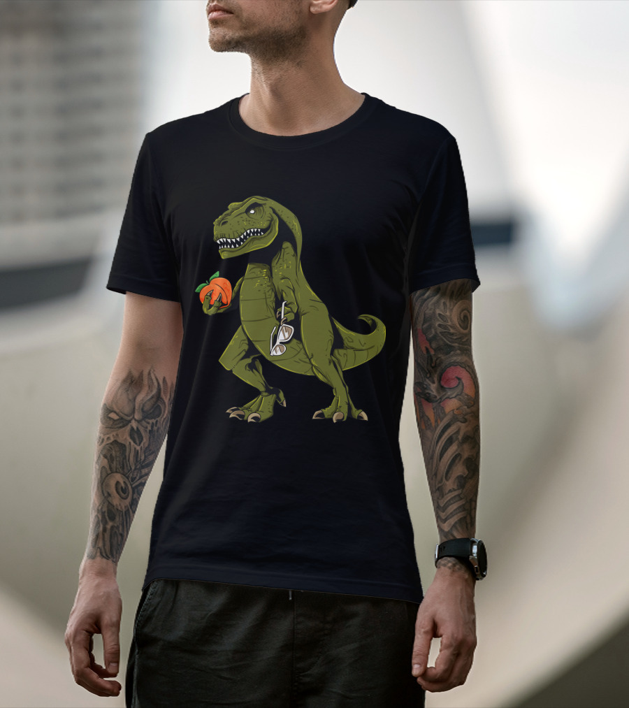 State Of Georgia Dinosaur Holding Peach Funny Sweet Georgia Peach T-Shirt