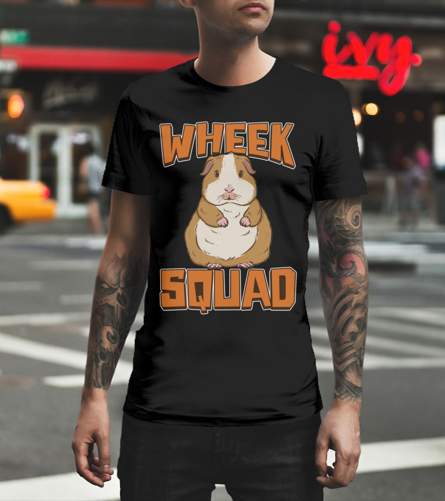 Wheek Squad Guinea Pig Furry Potato Pet Cavy T-Shirt