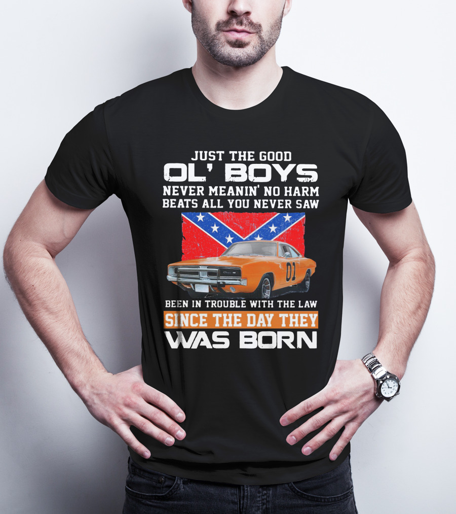 Just The Good Ol' Boys Never Meanin' No Harm Been In Trouble With The Law Since The Day They Was Born T-Shirt