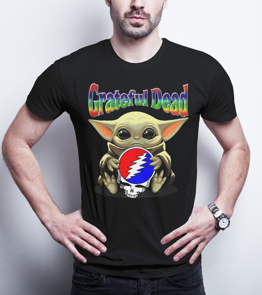Grateful Dead Baby Yoda Steal Your Face T-Shirt