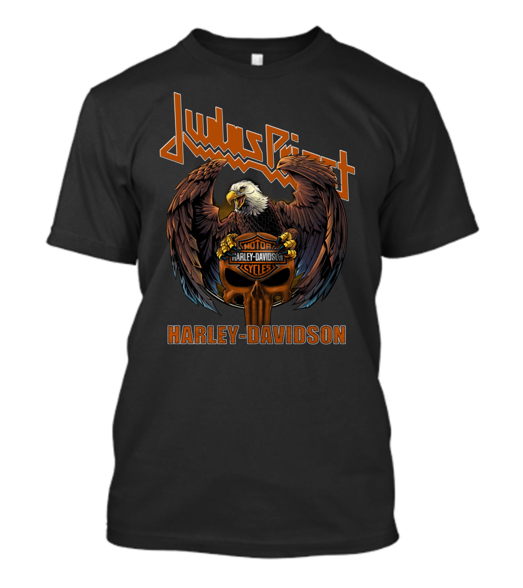 Judas Priest Harley Davidson Motorcycles Eagle T-Shirt