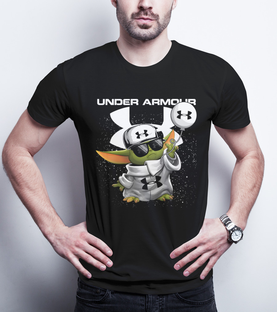 Under Armour Yoda Balloons And Hat T-Shirt