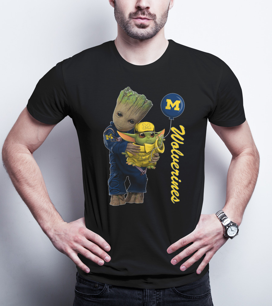 G&Y-Michigan Wolverines M Balloon Hug T-Shirt