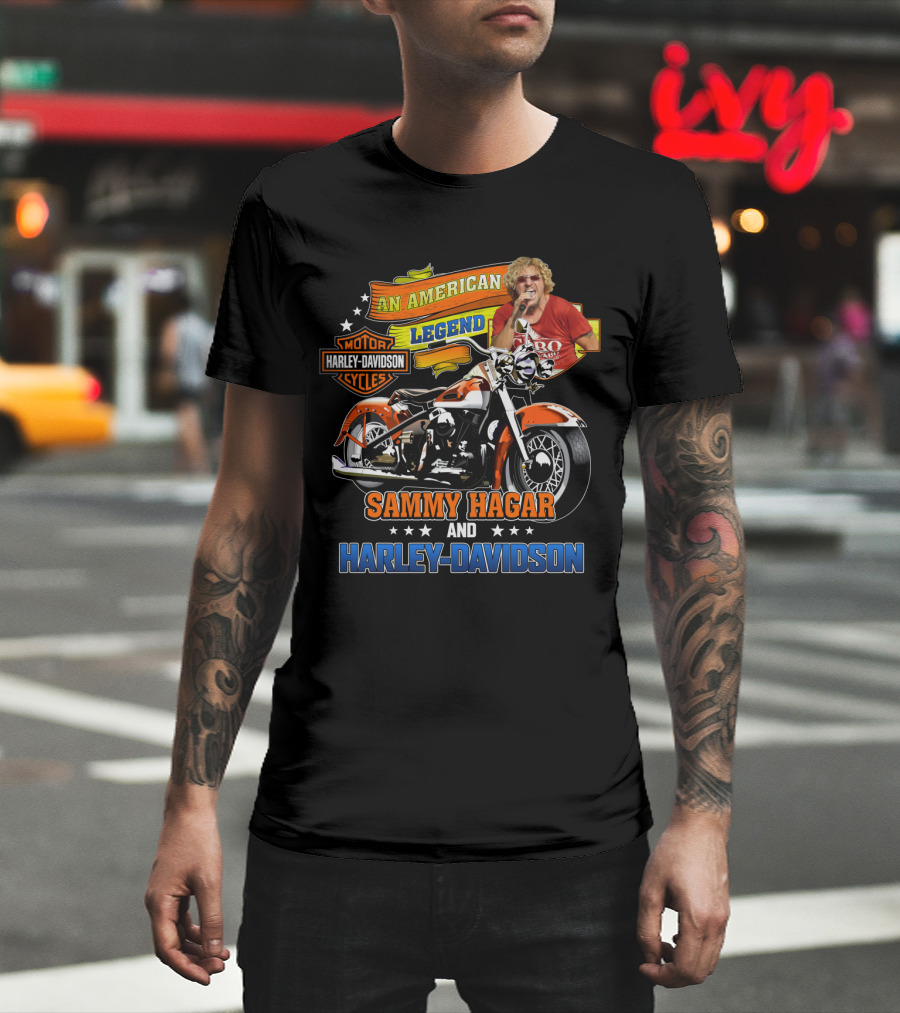 Sammy Hagar And Harley Davidson An American Legend T-Shirt