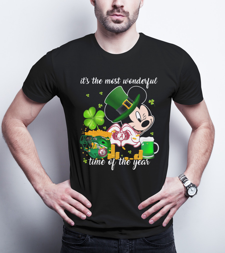 It's The Most Wonderful Time Of The Year Alabama Crimson Tide Irish Mickey T-Shirt