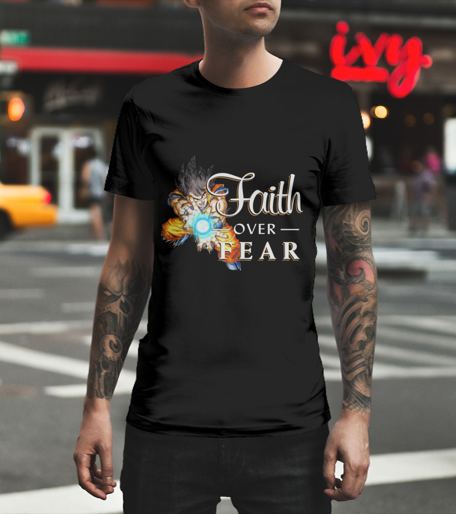 Faith Over Fear GK Dragon Energy Power_ball T-Shirt