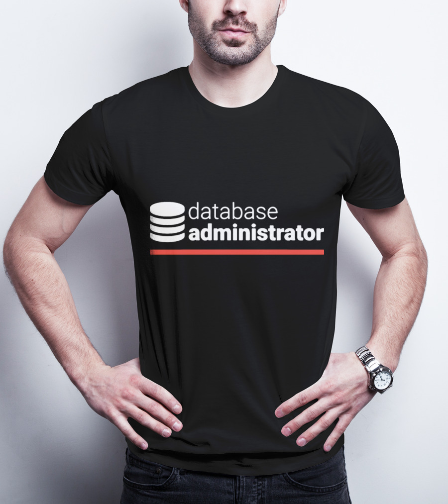 Database Administrator Iconic Stack T-Shirt