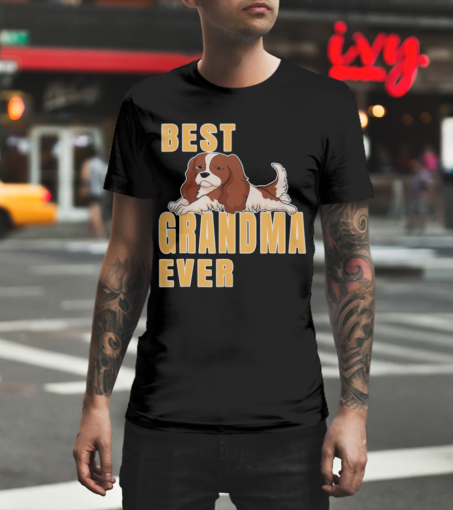 Best Cavalier King Charles Spaniel Grandma Ever T-Shirt