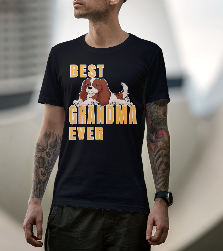 Best Cavalier King Charles Spaniel Grandma Ever T-Shirt