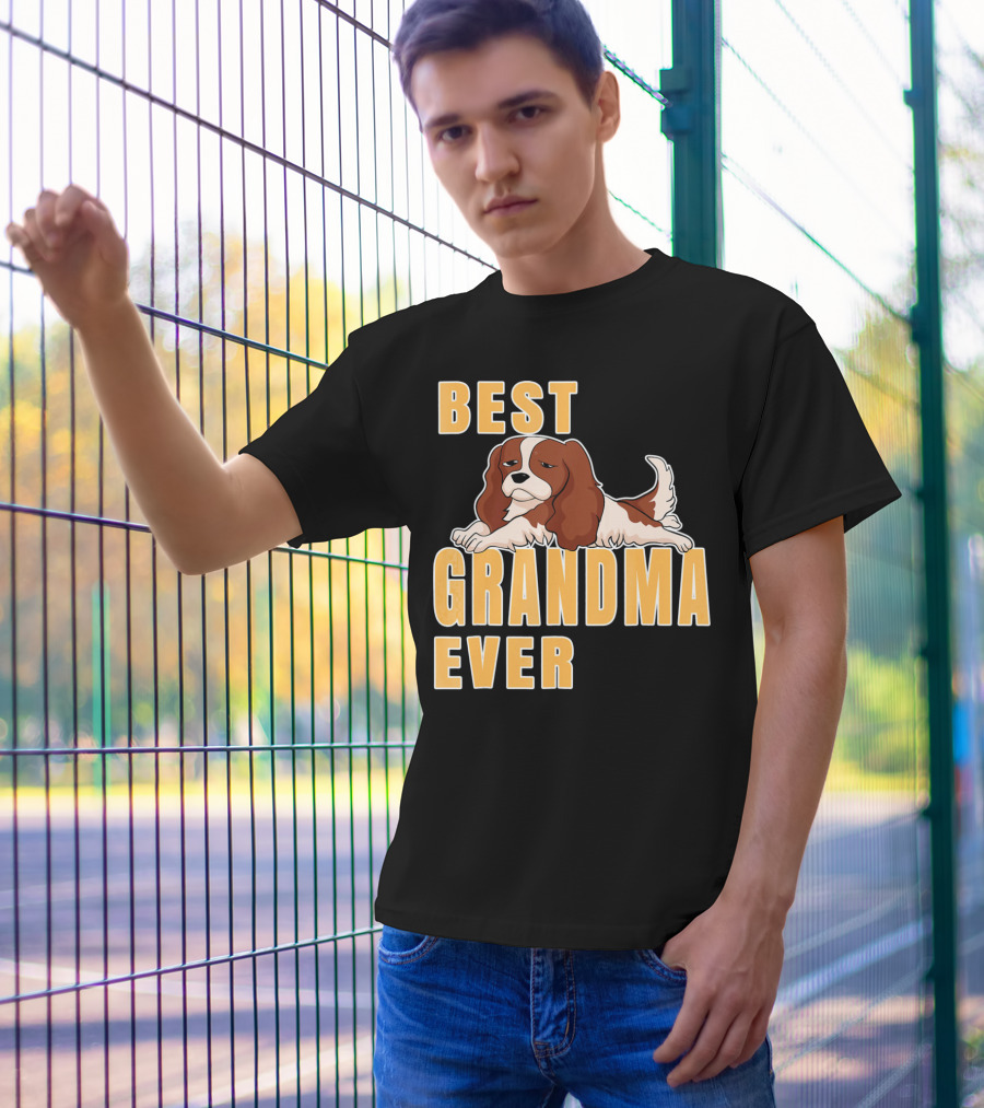 Best Cavalier King Charles Spaniel Grandma Ever T-Shirt